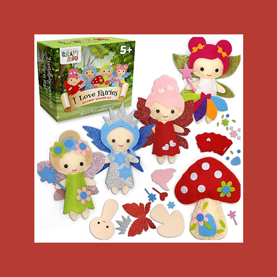 Fairy Sewing Kit for Girls – 5 Easy Felt Projects for Beginners – Craftiloo